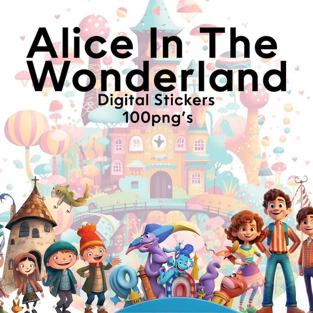 Alice in Wonderland SVG Bundle, Alice SVG, Princess Svg, Alice in ...