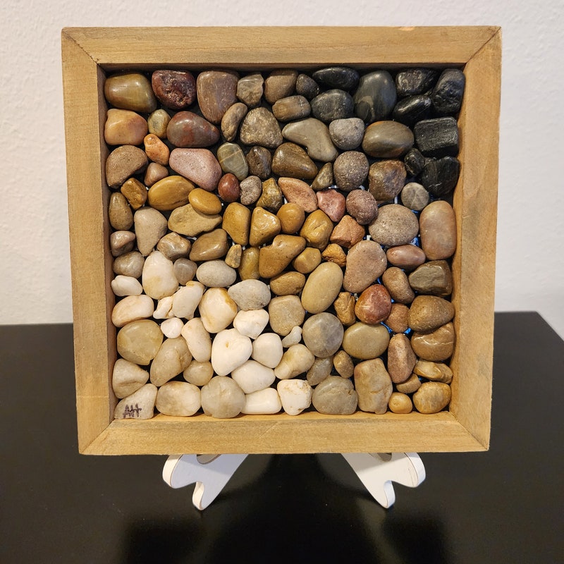 Rock Art Framed - Etsy