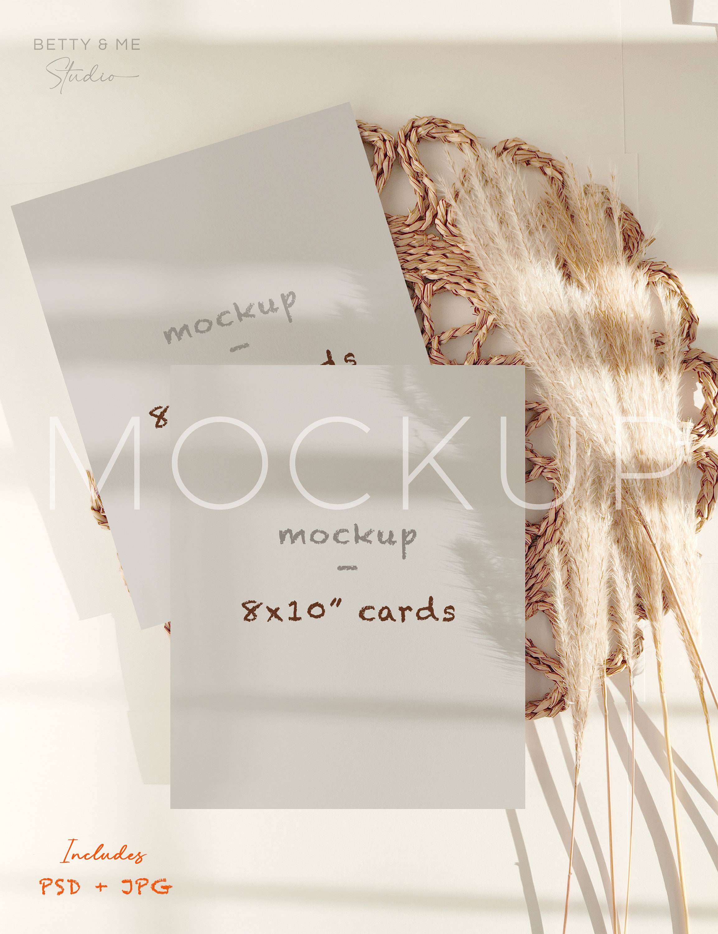 8x10 Double Card Mockup, Signage Mockups, Wedding Sign Mock Up, Blank ...
