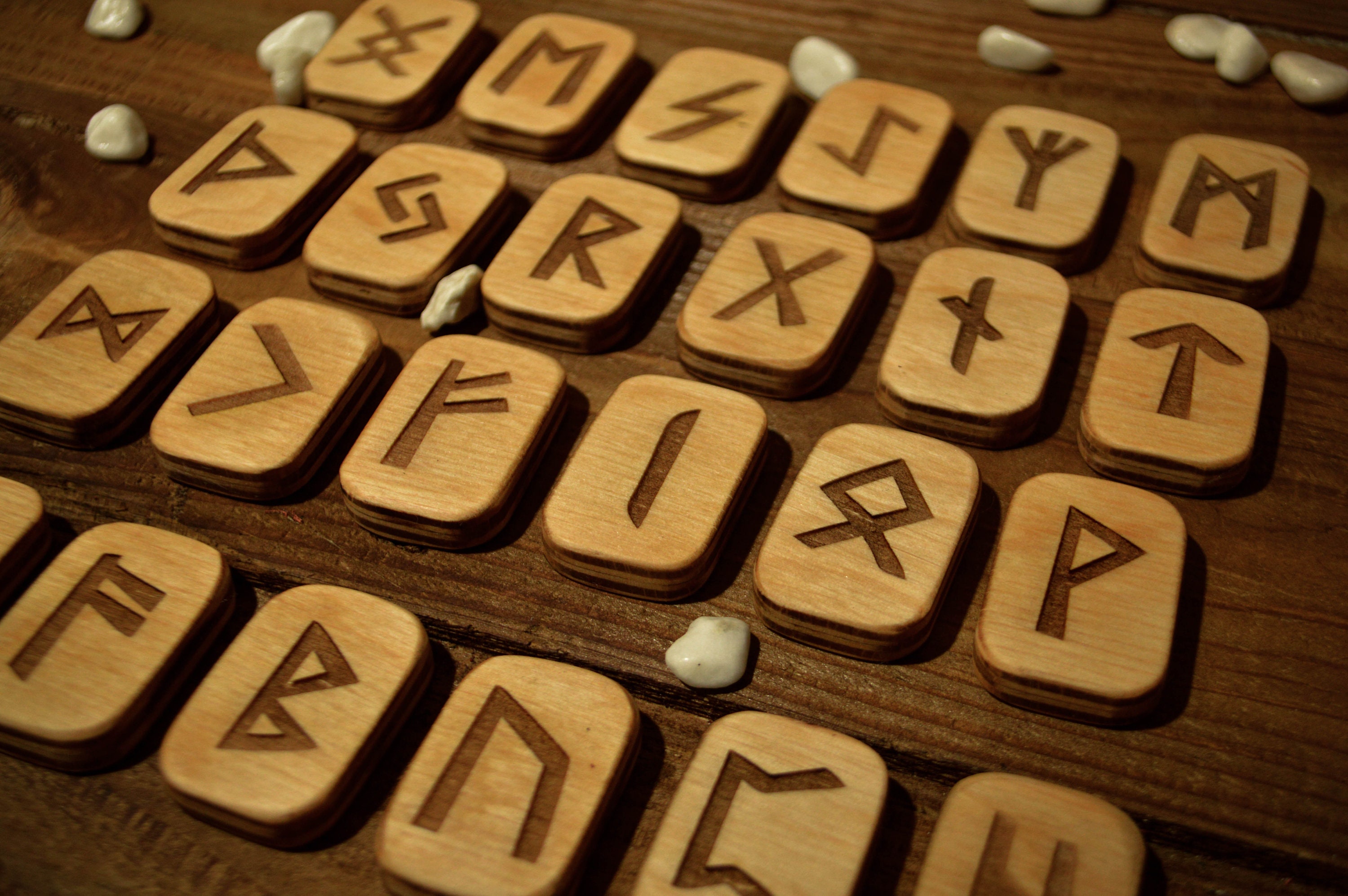 Leather Runes Bag Set Includes, Leather Rune Pouch Bag, Runes Set ...