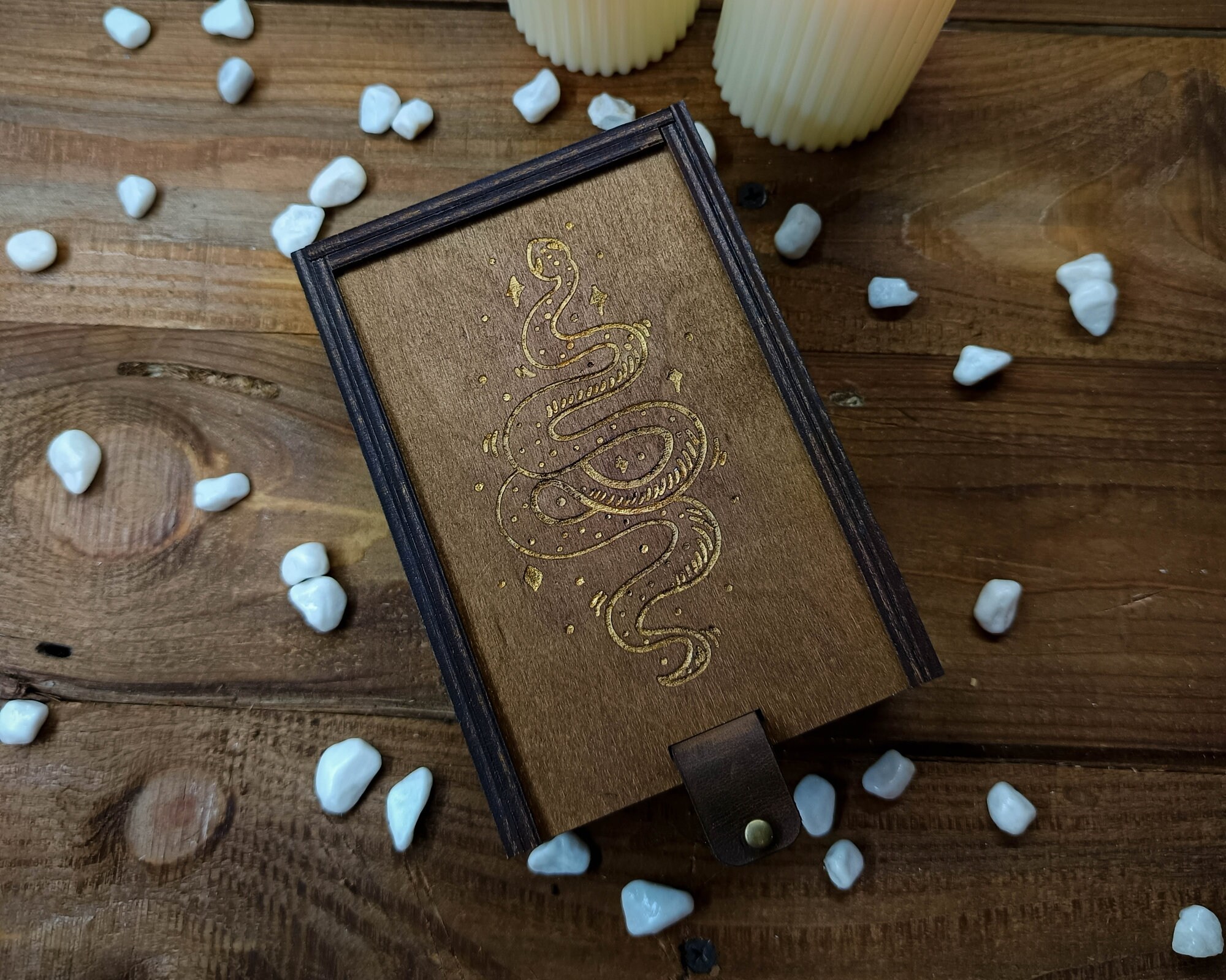 Custom Wooden Box for Tarot Card, Wooden Box for Playing Cards, Tarot ...