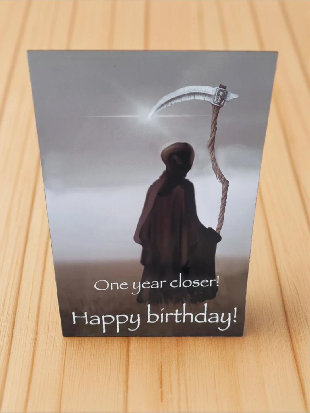 Grim Reaper Birthday Card - Etsy