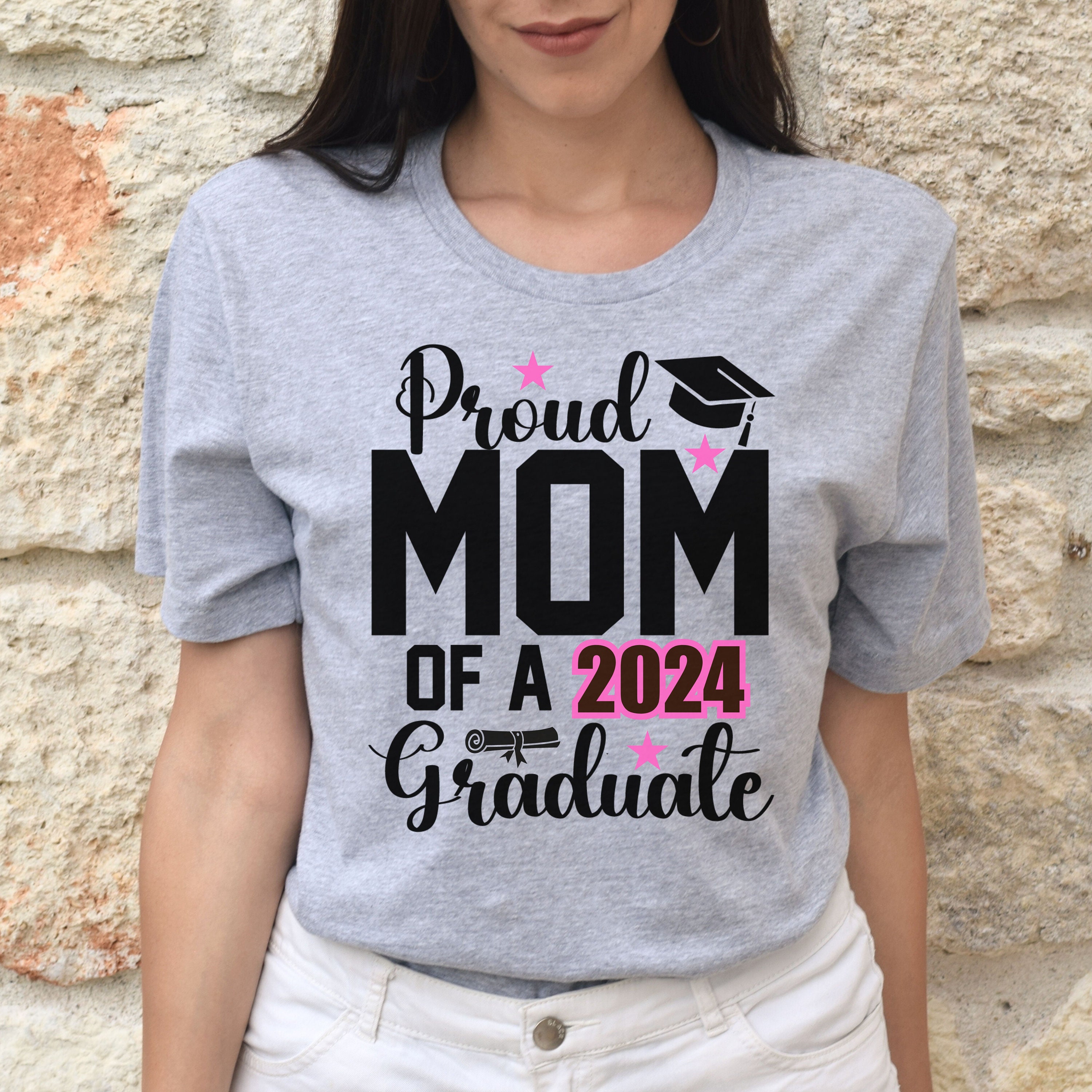 Class of 2024 Family Graduation Shirts, Proud Mom Tee, Senior 2024 ...