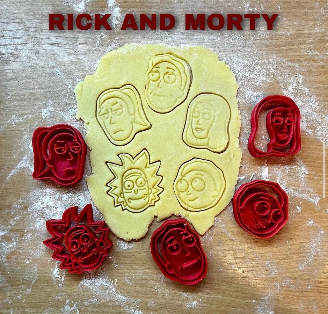 Rick and Morty Cookie Cutter, Cookie Cutter, Cookie Cutter, Cookie ...