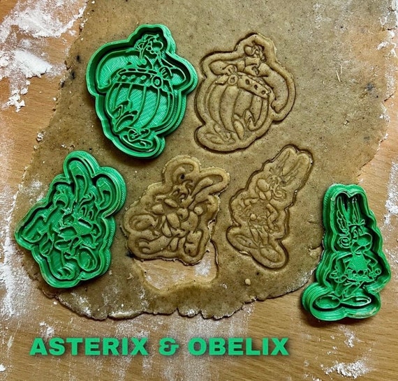 Asterix and Obelix Cookie Cutters Cookie Cutters Cookie Cutters Cookie Molds Cookie Molds Dough Fondant Fimo Clay Modeling Clay or Similar Etsy Ireland