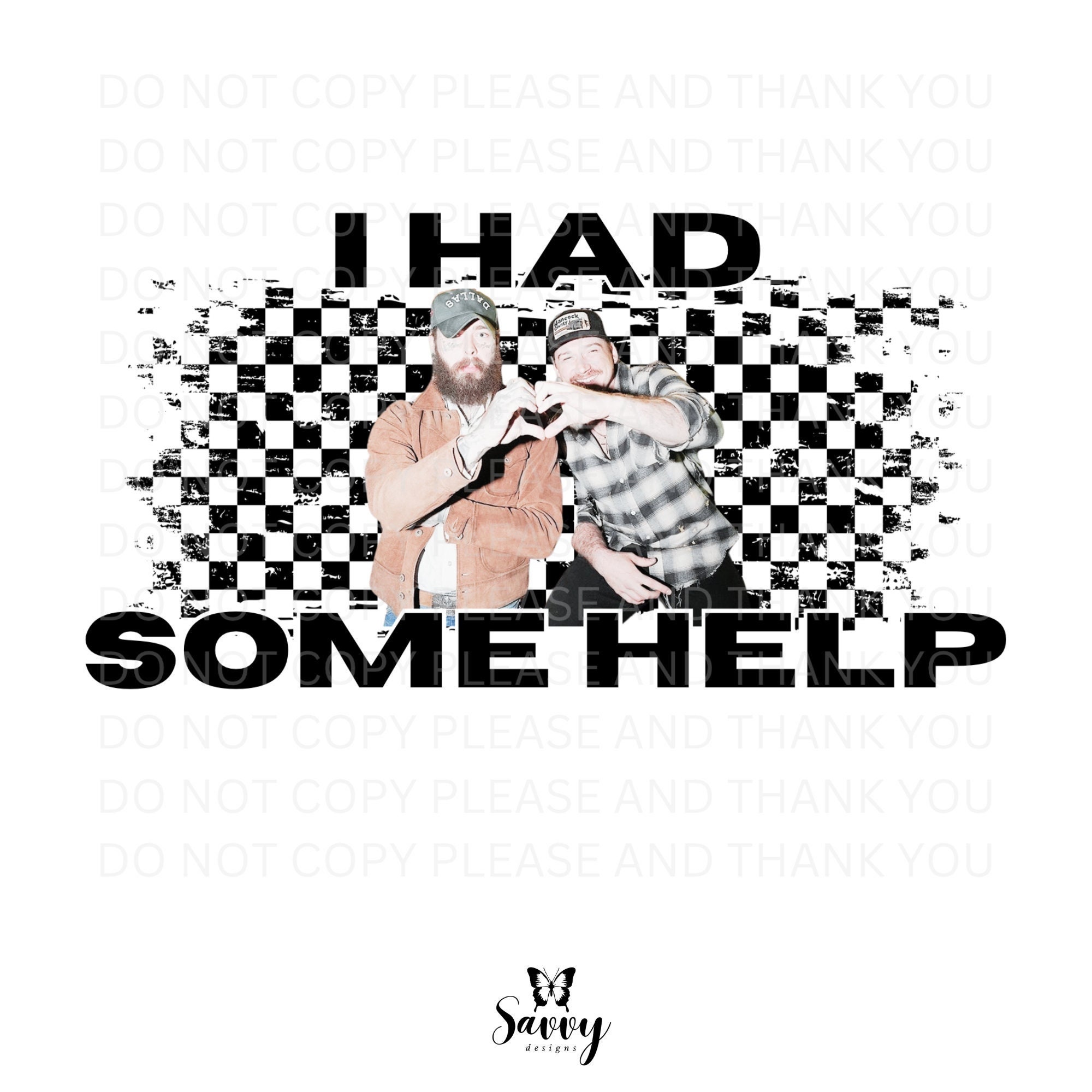 I Had Some Help, Post Malone, Morgan Wallen, Lyrics, Digital Download, PNG, T-shirt Design - Etsy