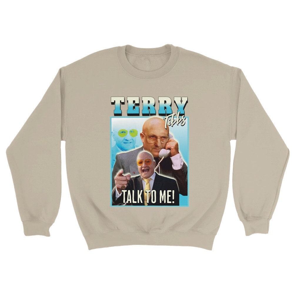 Fonejacker Terry Tibbs Homage Sweatshirt, Talk to Me Comedy TV Show ...