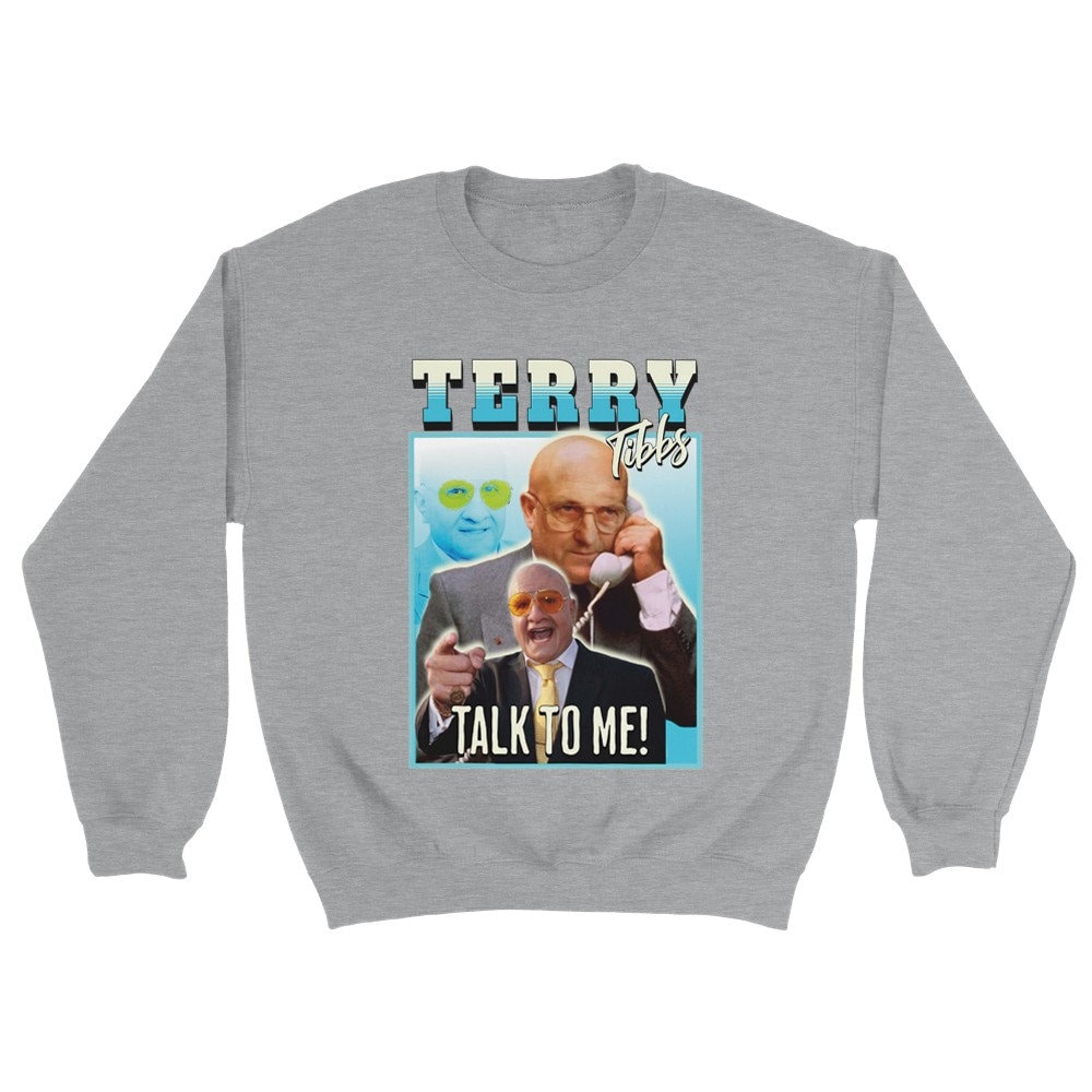 Fonejacker Terry Tibbs Homage Sweatshirt, Talk to Me Comedy TV Show ...