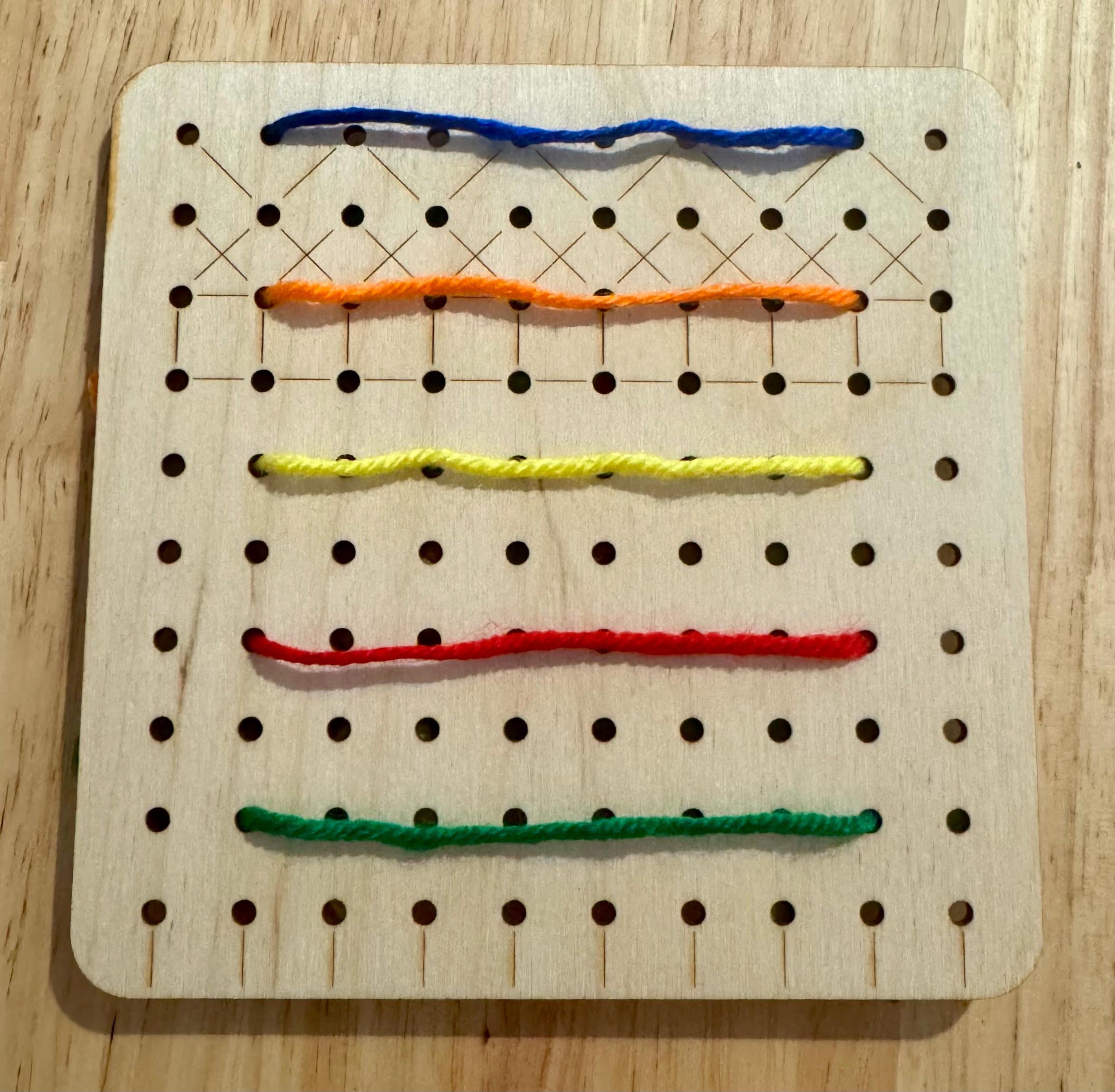 Montessori Stitching Board - Etsy