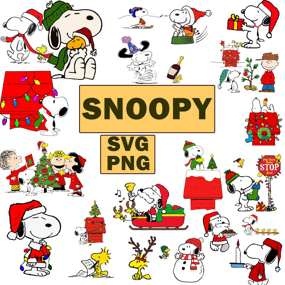 Snoopy Digital Stickers PNG-SVG-PDF Files, Snoopy Svg, Snoopy Png ...