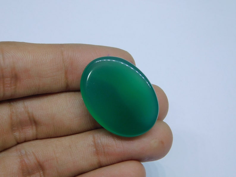 Green Onyx Cabochon, Natural Green Onyx Gemstone for Making Jewelry ...