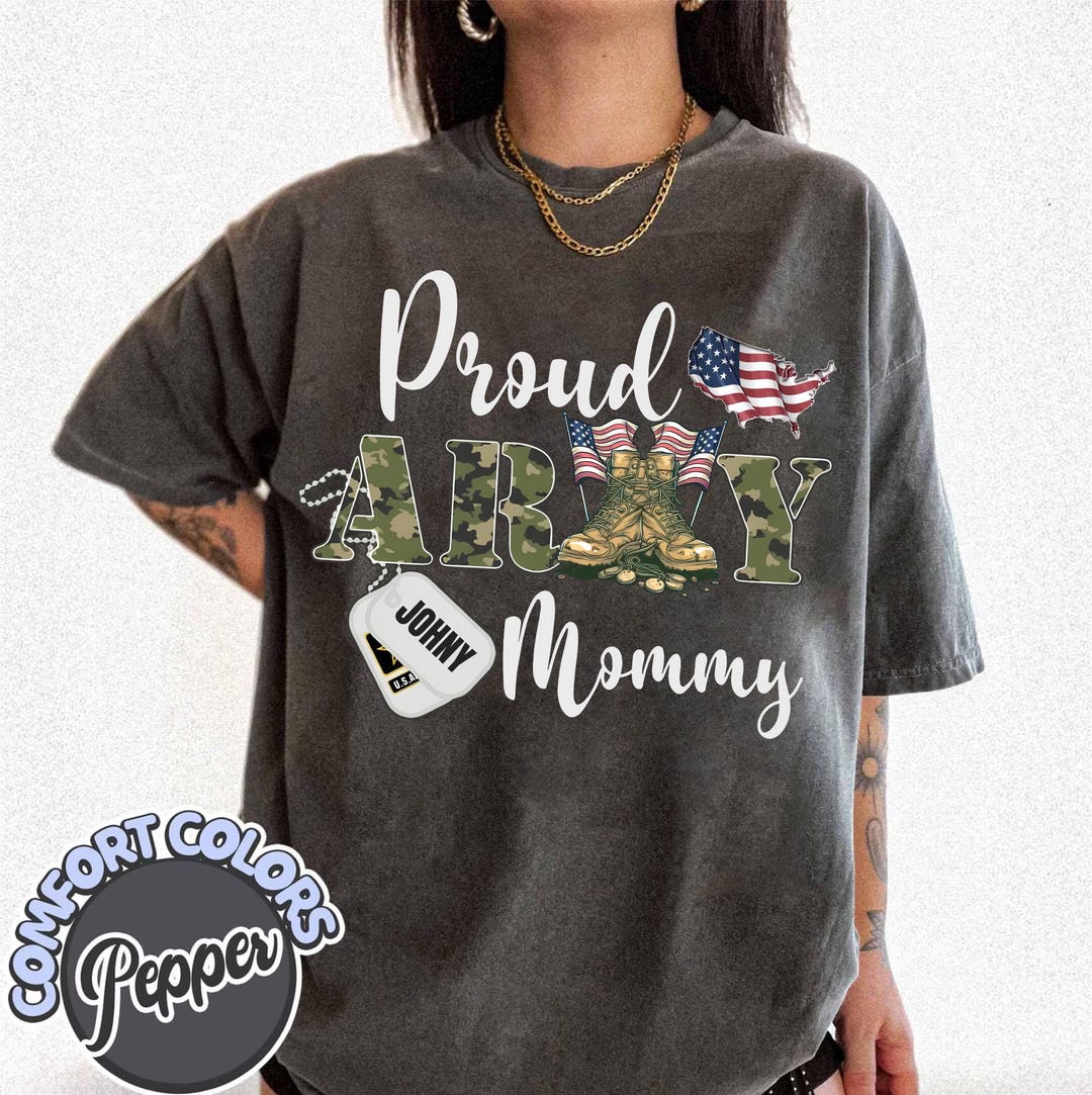 Custom Proud Army Shirt, Army Dad Shirt, Army Family Outfits, Custom ...