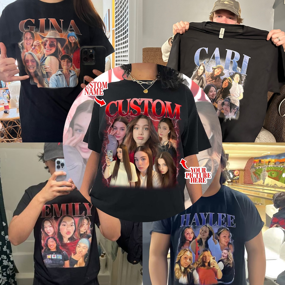 Custom Bootleg Rap Tee, Custom Photo Shirt, CUSTOM Your Own Bootleg ...