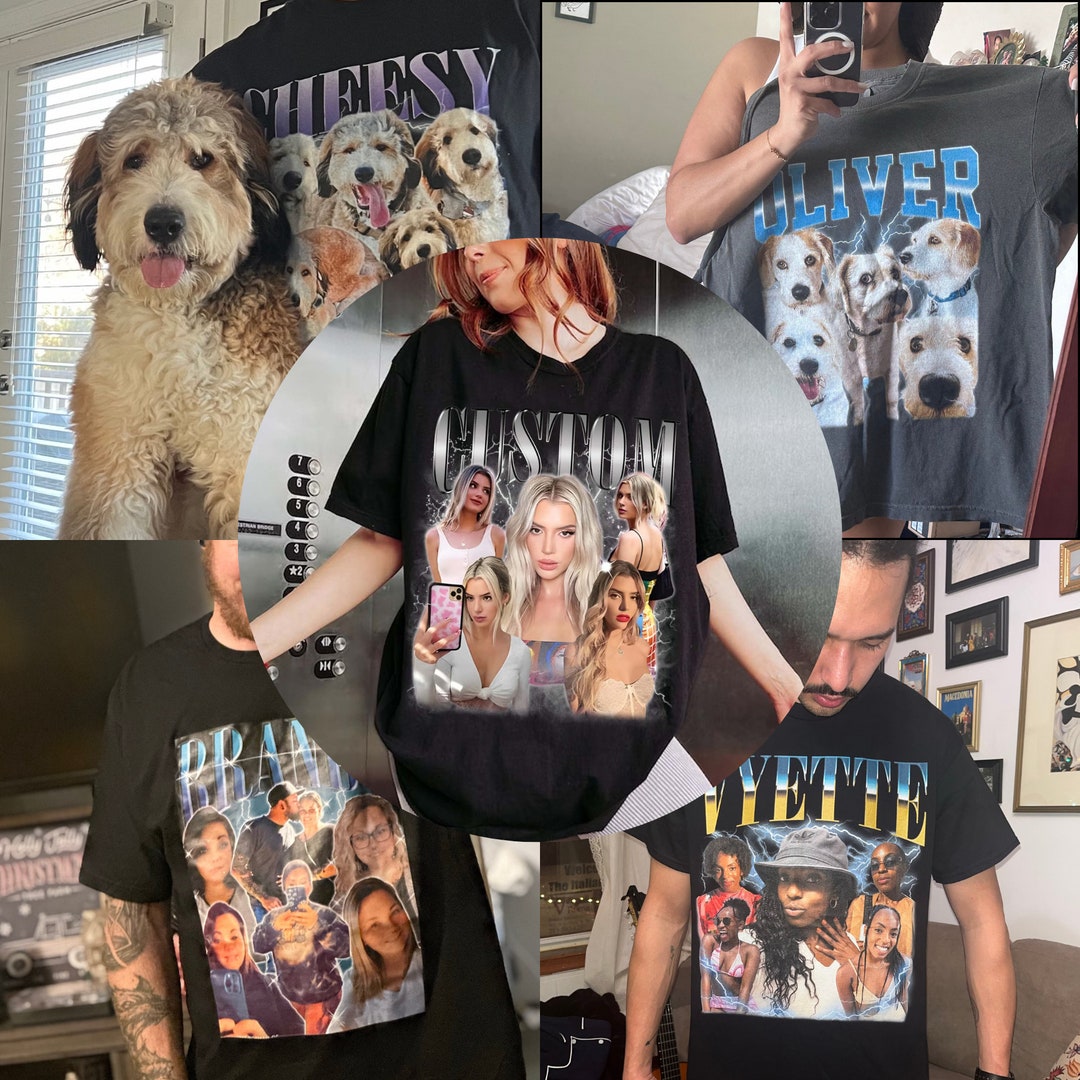 Custom Bootleg Rap Tee, Custom Your Photo, Custom Own Photo Shirt ...