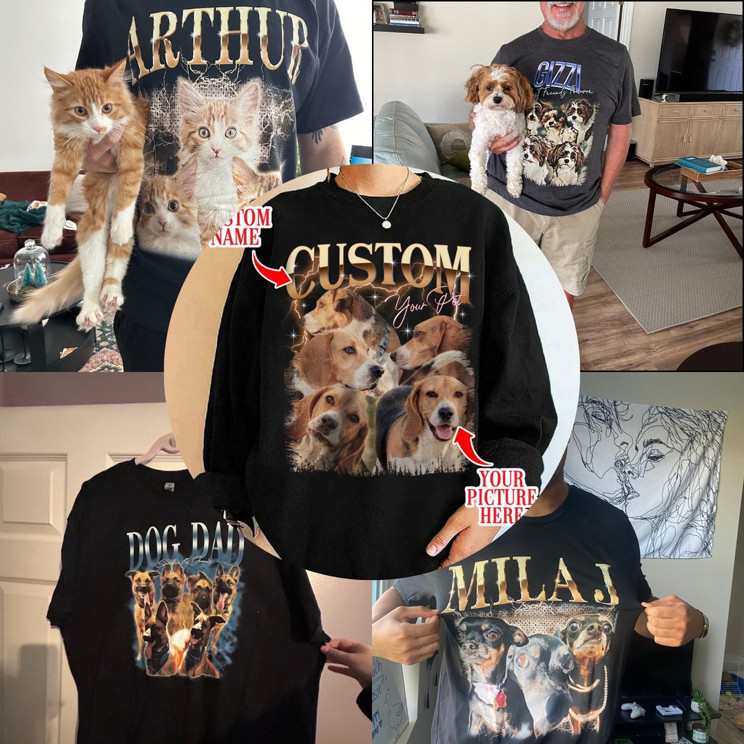 Custom Bootleg Pet Shirt, Custom Dog Shirt, Dog Lover Tshirt, Dog ...