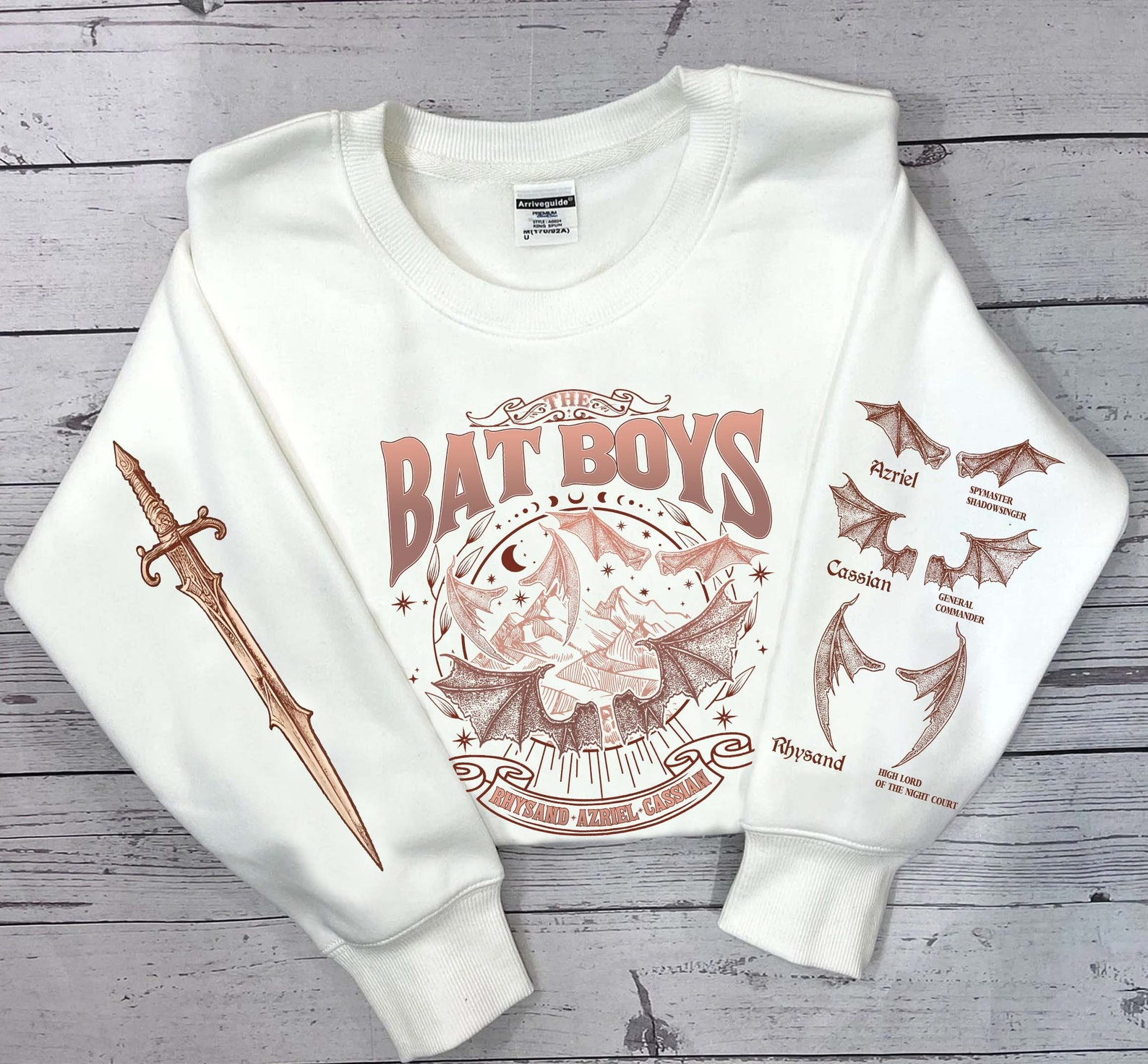 The Bat Boys Comfort Colors Shirt, the Bat Boys 4-sided Sweatshirt ...