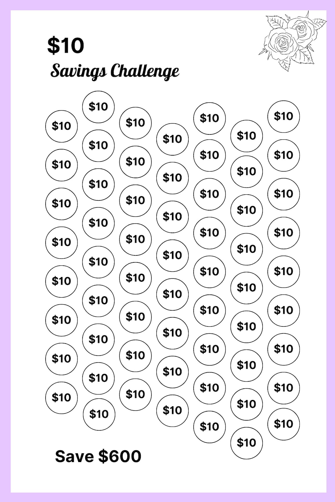 22 Page Money Saving Challenge Book Printable Money Savings Booksinking ...