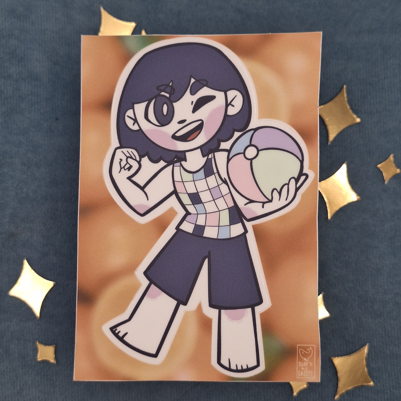 Omori Stickers Space Boyfriend Omori Sunny Basil Sweetheart Kel Mari ...