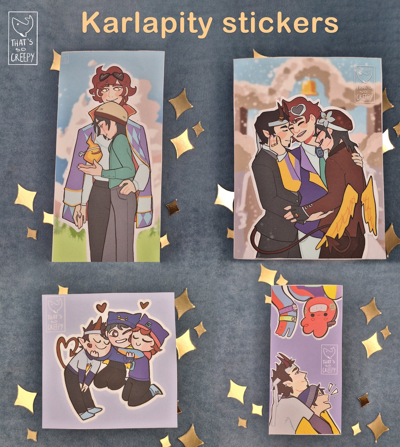 Karlnapity Stickers 4 Variants Dream SMP Karl Jacobs Quackity Sapnap ...