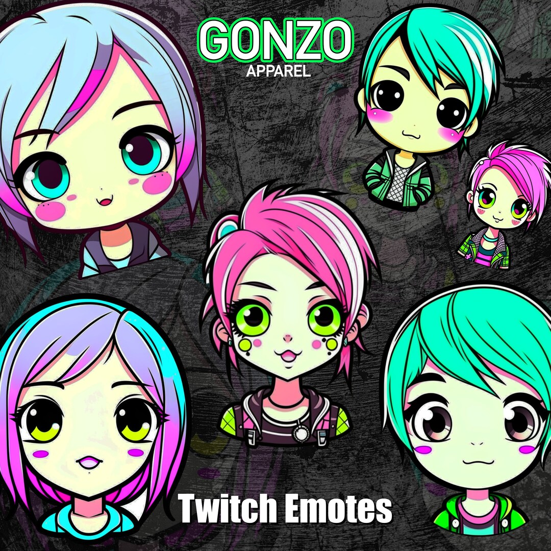 Kawaii Emo Character Twitch Emote, Twitch Emote, Discord Emote, Twitch ...