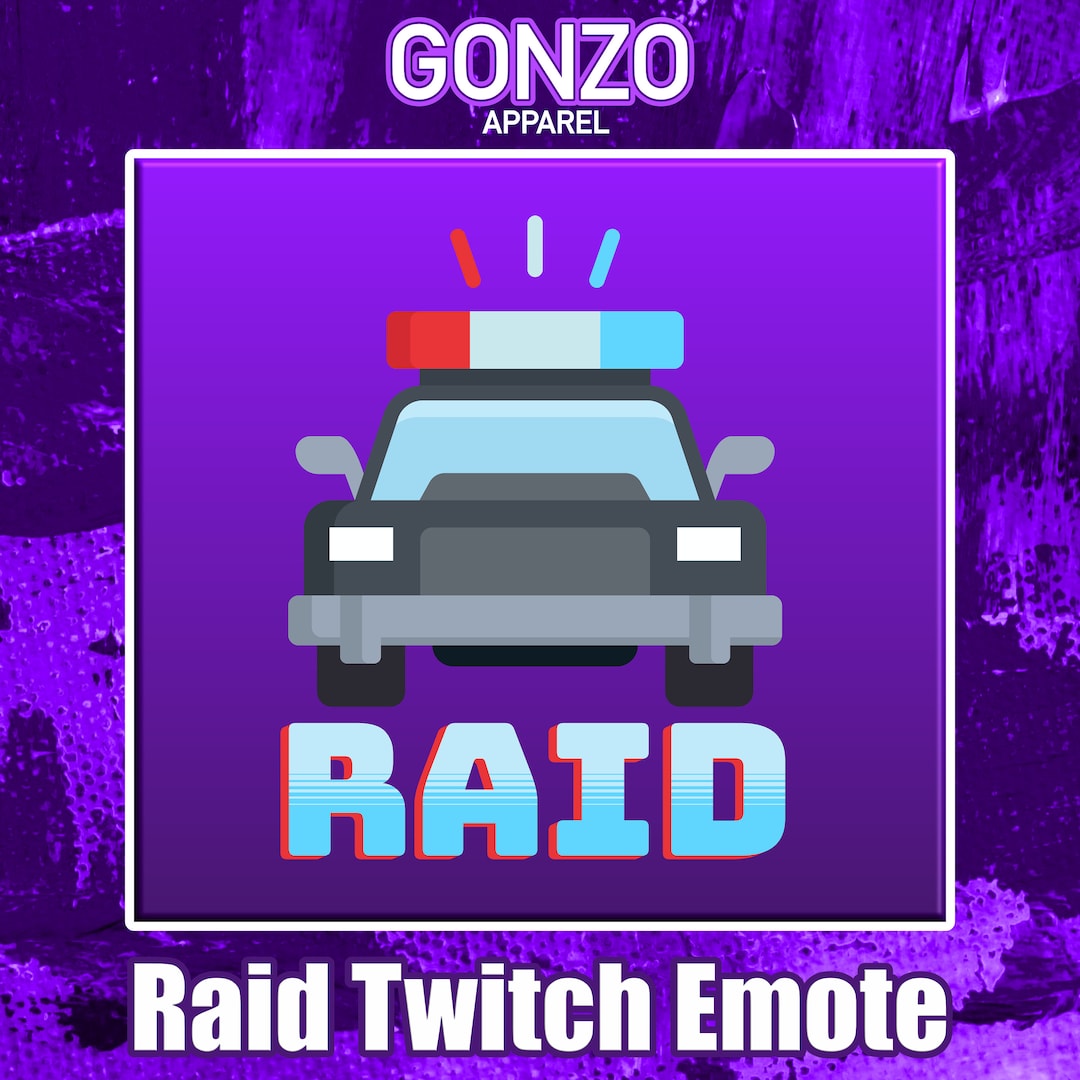 Police Raid Twitch Emotes, Twitch Emote, Discord Emote, Twitch Sub ...