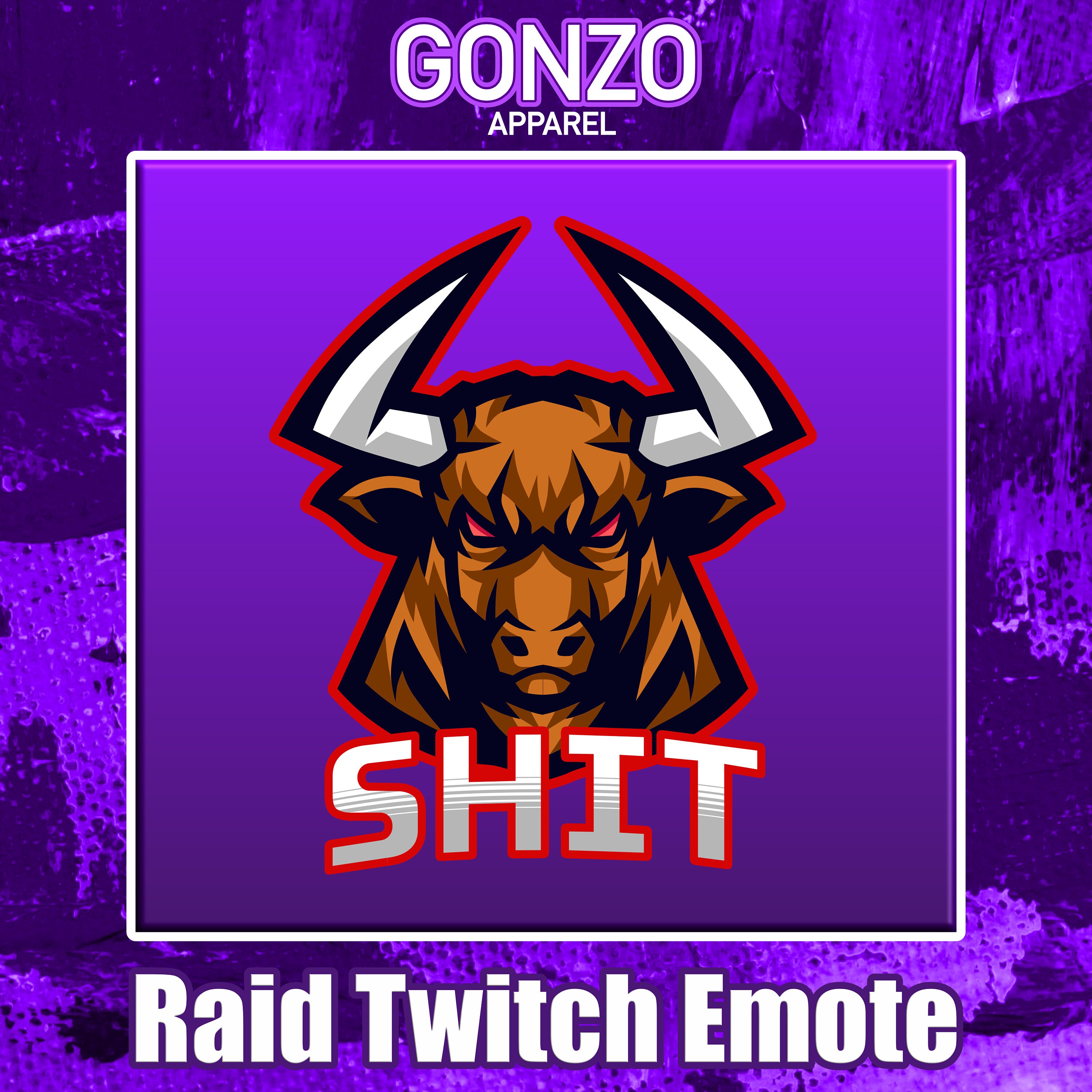 Bull Sht Twitch Emote, Twitch Emote, Discord Emote, Twitch Sub Emote ...