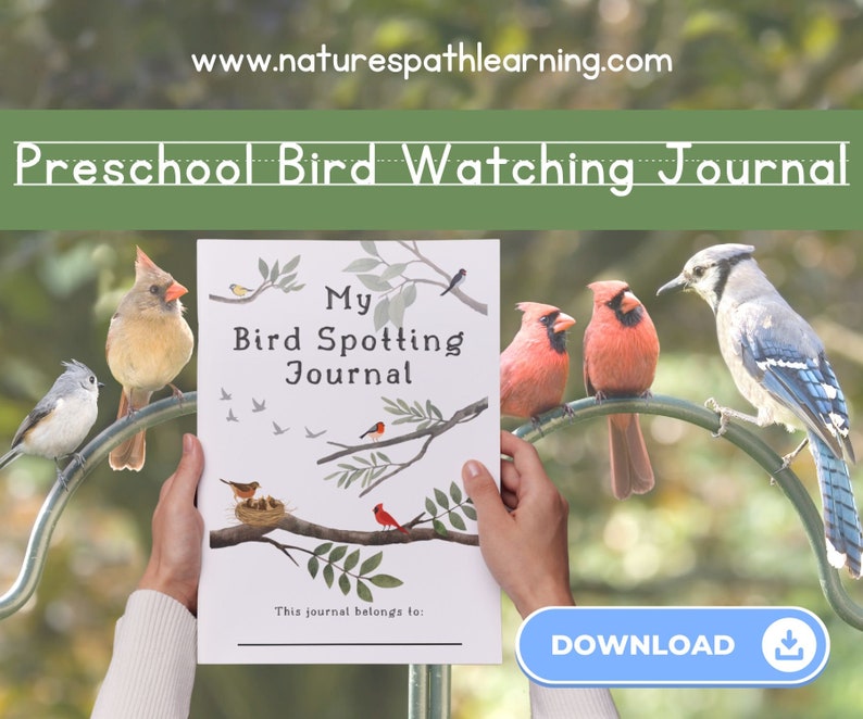 Printable Bird Watching Journal for Preschoolers - Educational Nature ...