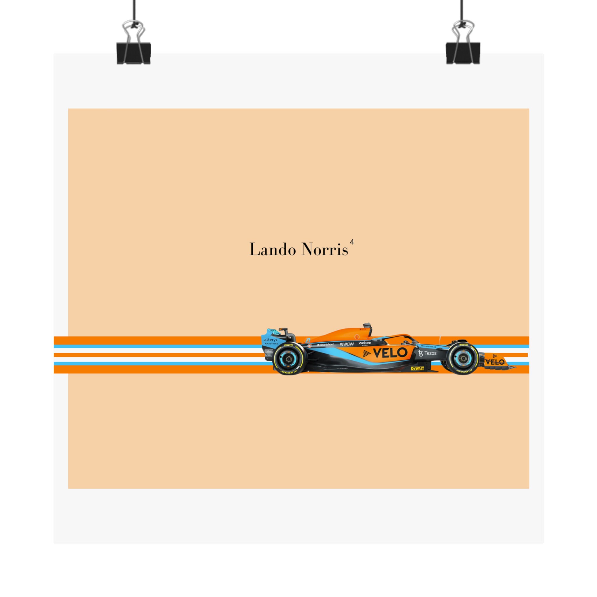 Lando Norris F1 Poster Formula One Lando Norris Poster Artsy Poster ...