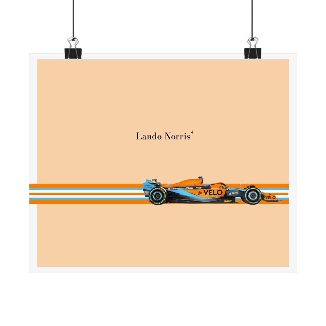 Lando Norris F1 Poster Formula One Lando Norris Poster Artsy Poster ...