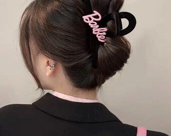 Barbie Hair How Barbie Personalized Hair Clip and Tulle Bow - Etsy