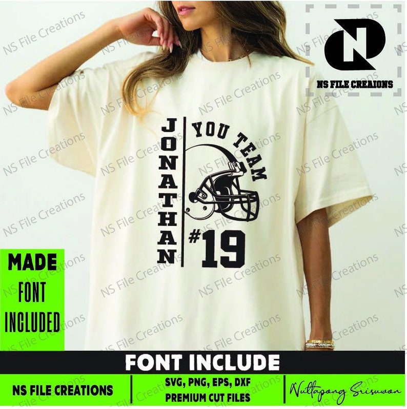 Football Team Template Logo Shirt, Svg Eps Dxf Png Ai, Football Mom ...