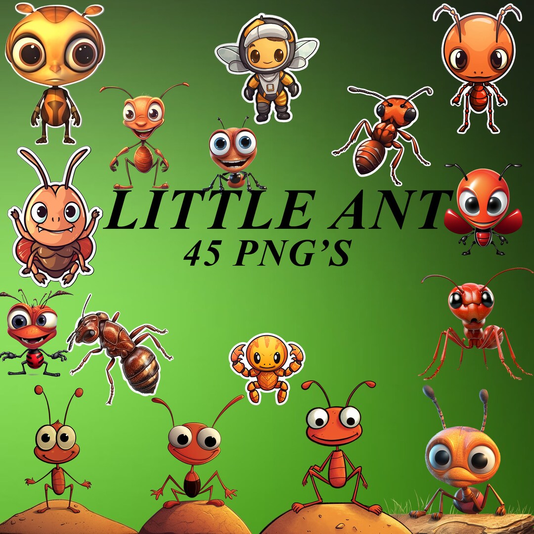 Little Ant Stickerspng - Etsy