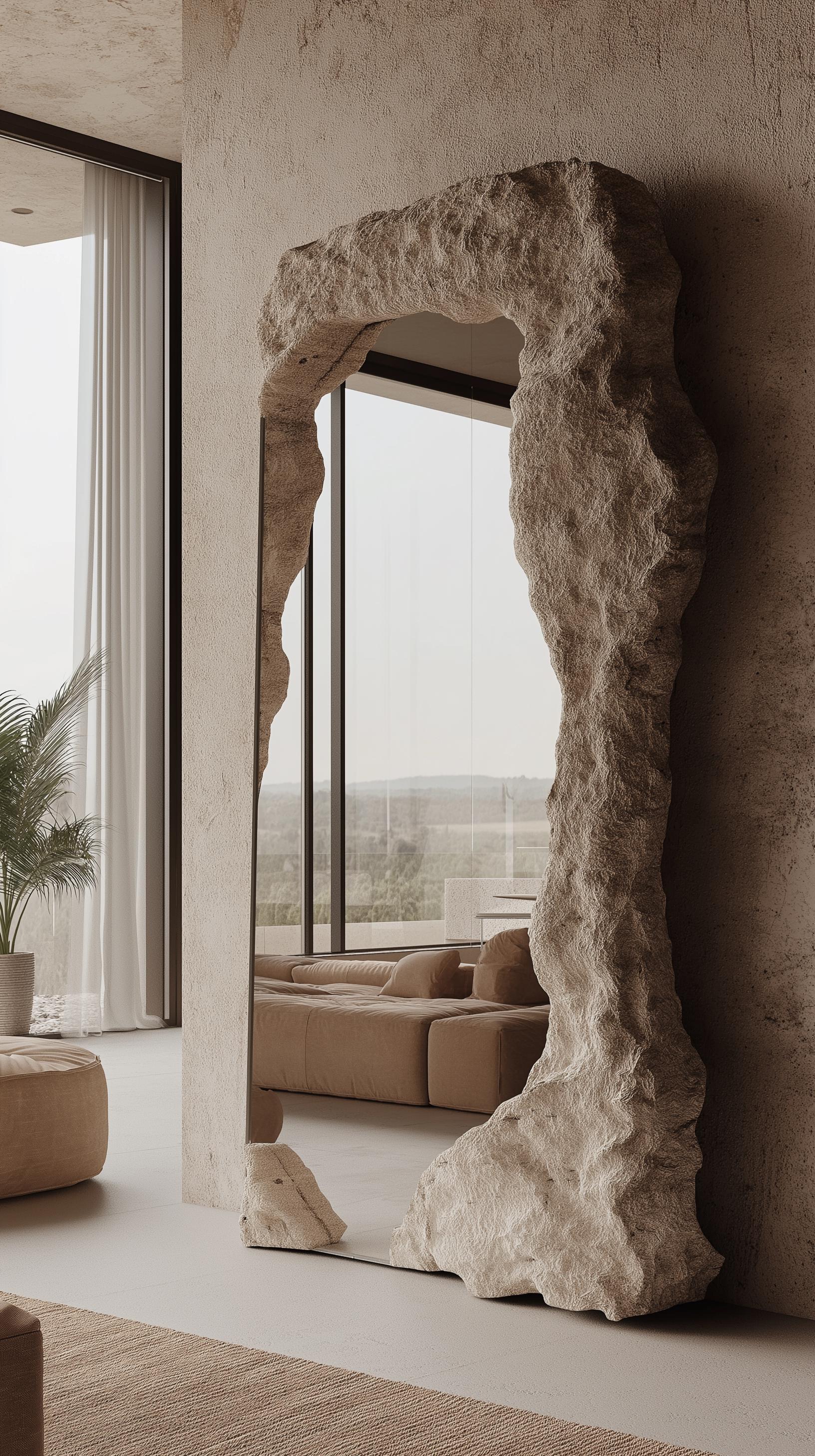 Partical Stone Mirror - Etsy