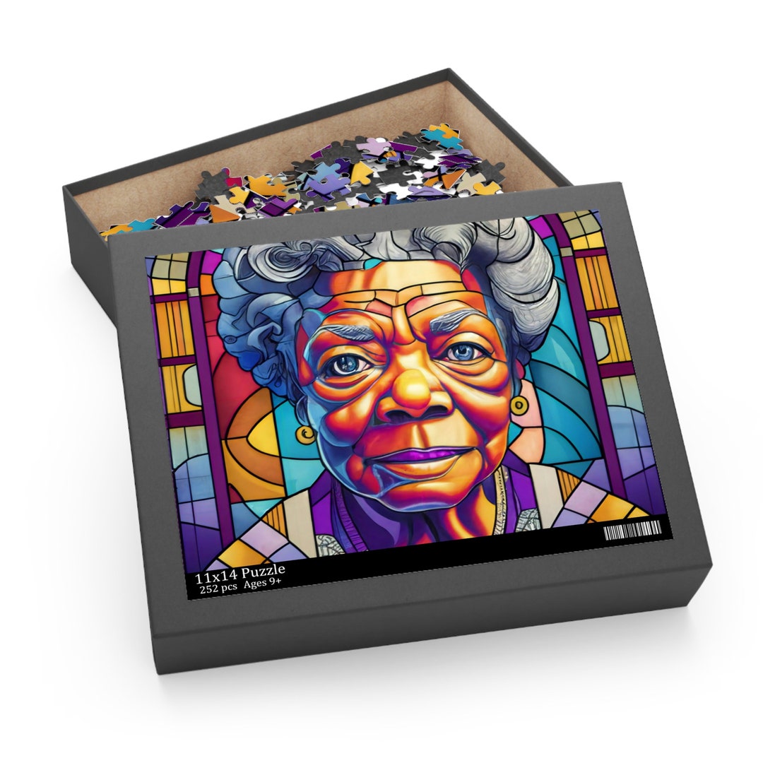 Maya Angelou Jigsaw Puzzle, Black History Month Gift - Etsy