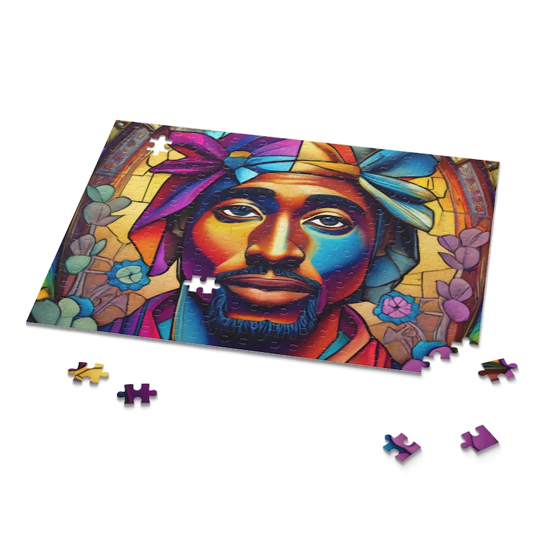 Tupac Shakur Jigsaw Puzzle, Black History Month Gift, Music Lover Gift ...
