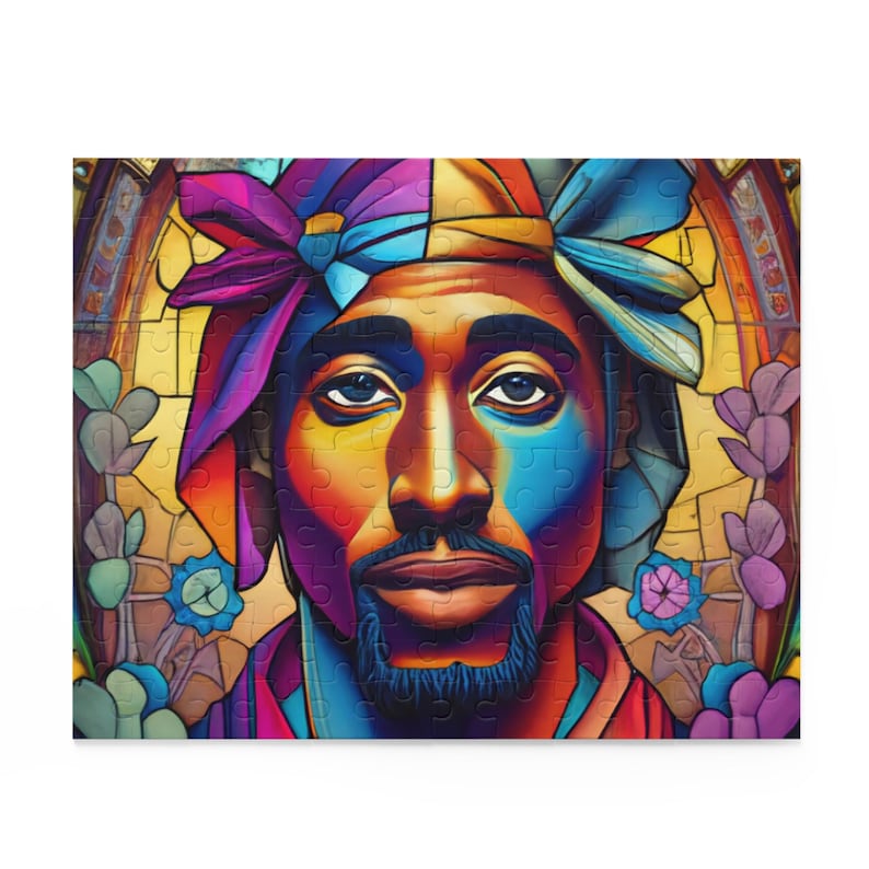 Tupac Shakur Jigsaw Puzzle, Black History Month Gift, Music Lover Gift ...