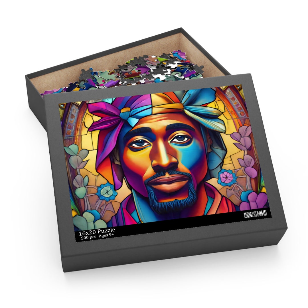 Tupac Shakur Jigsaw Puzzle, Black History Month Gift, Music Lover Gift ...