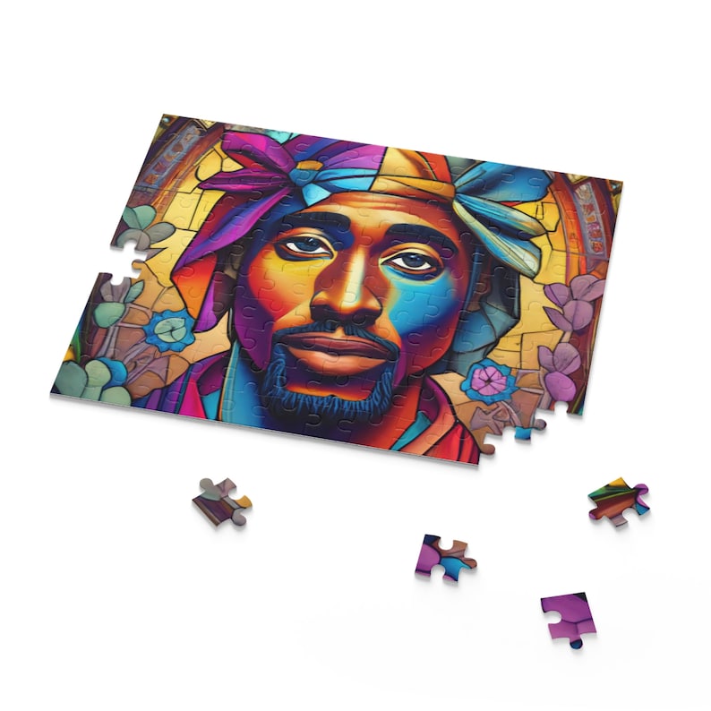 Tupac Shakur Jigsaw Puzzle, Black History Month Gift, Music Lover Gift ...