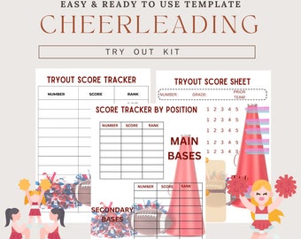 Cheerleading Tryouts Complete FORM Kits, How to Coach Cheerleading ...