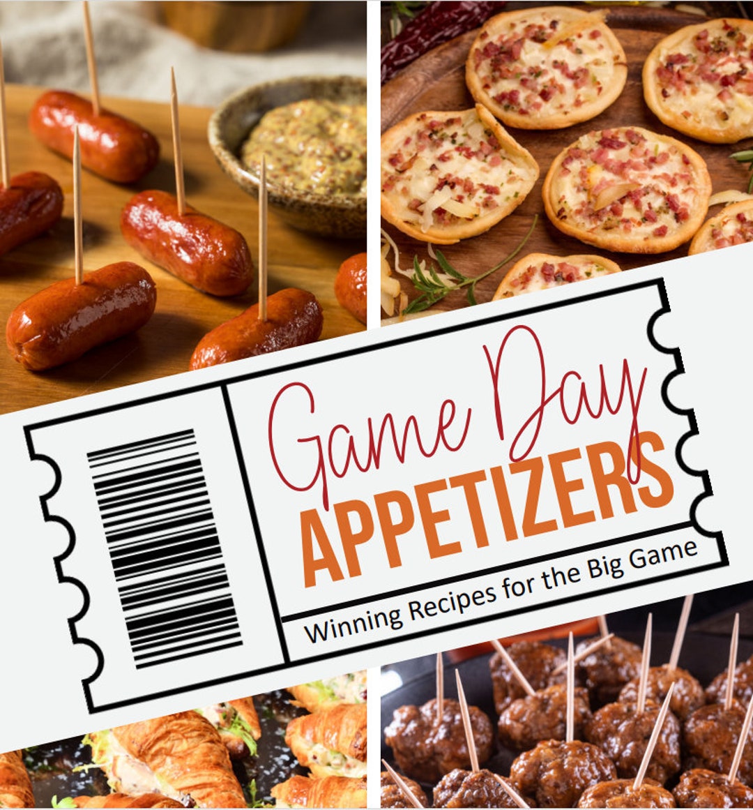 Touchdown Treats: the Ultimate Game Day Appetizer Cookbook - Etsy