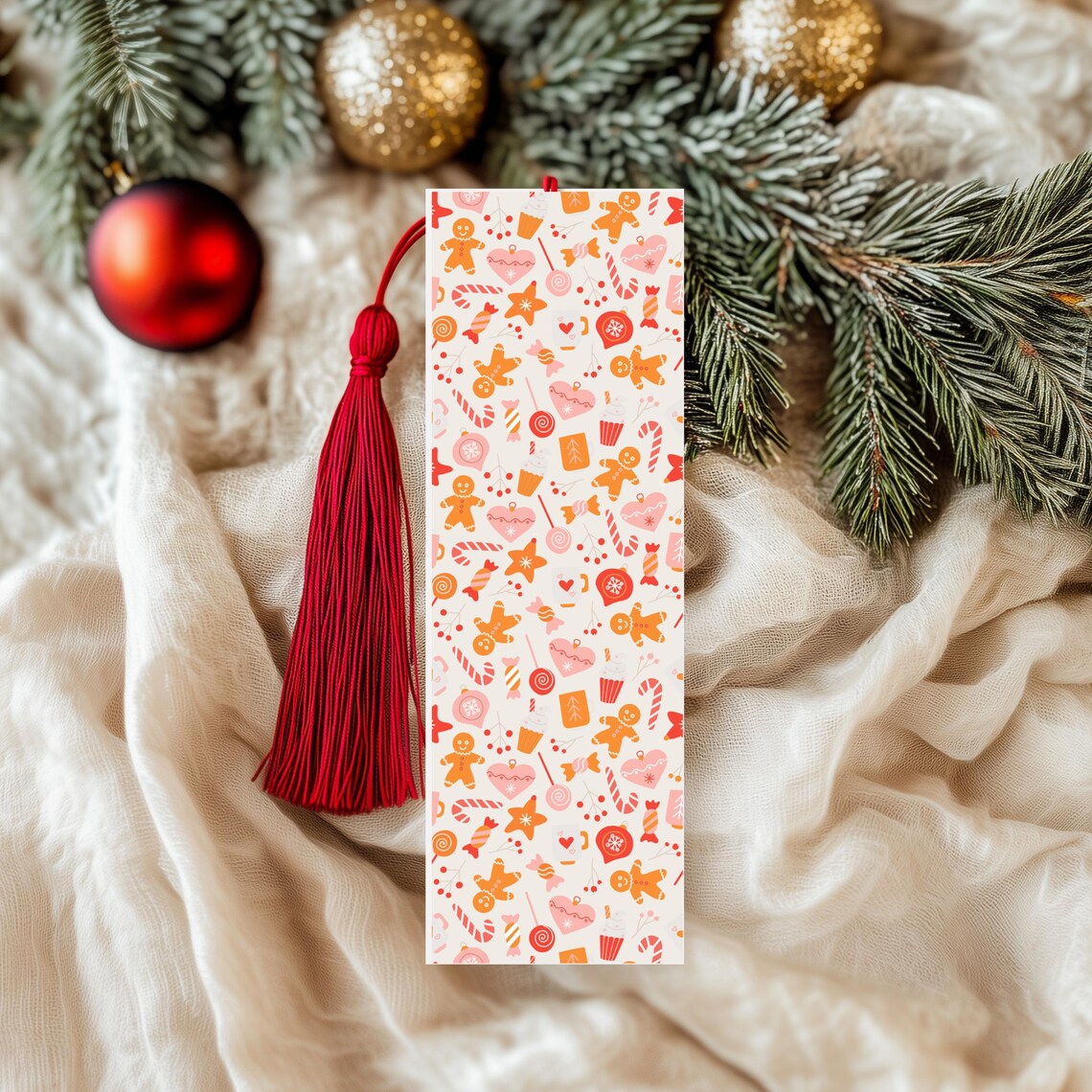 Christmas Printable Bookmarks, Holiday Bookmarks, Gingerbread, Gnomes ...