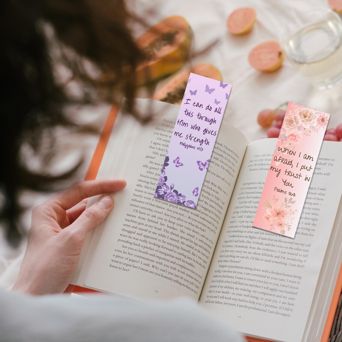 Bible Verse Printable Bookmarks, Digital Bookmarks, Digital Bible ...