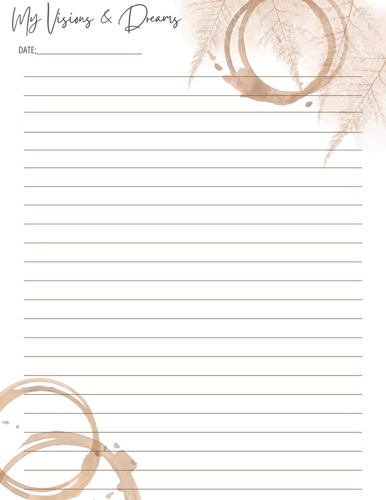 Coffee and Prayer Time Journal, Printable Bible Page, Daily Bible ...