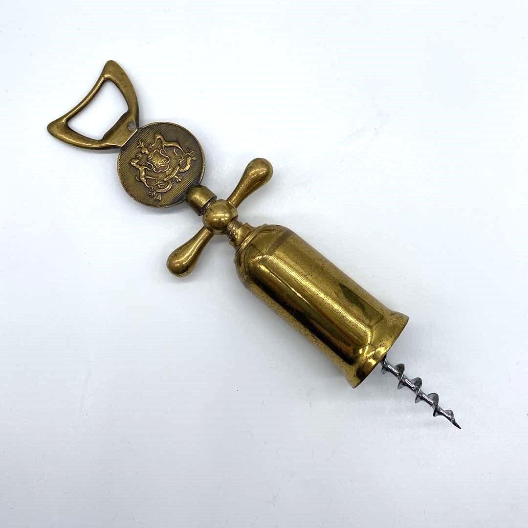 Vintage Full Bell Corkscrew With Propeller Stopper Bottle Opener in ...