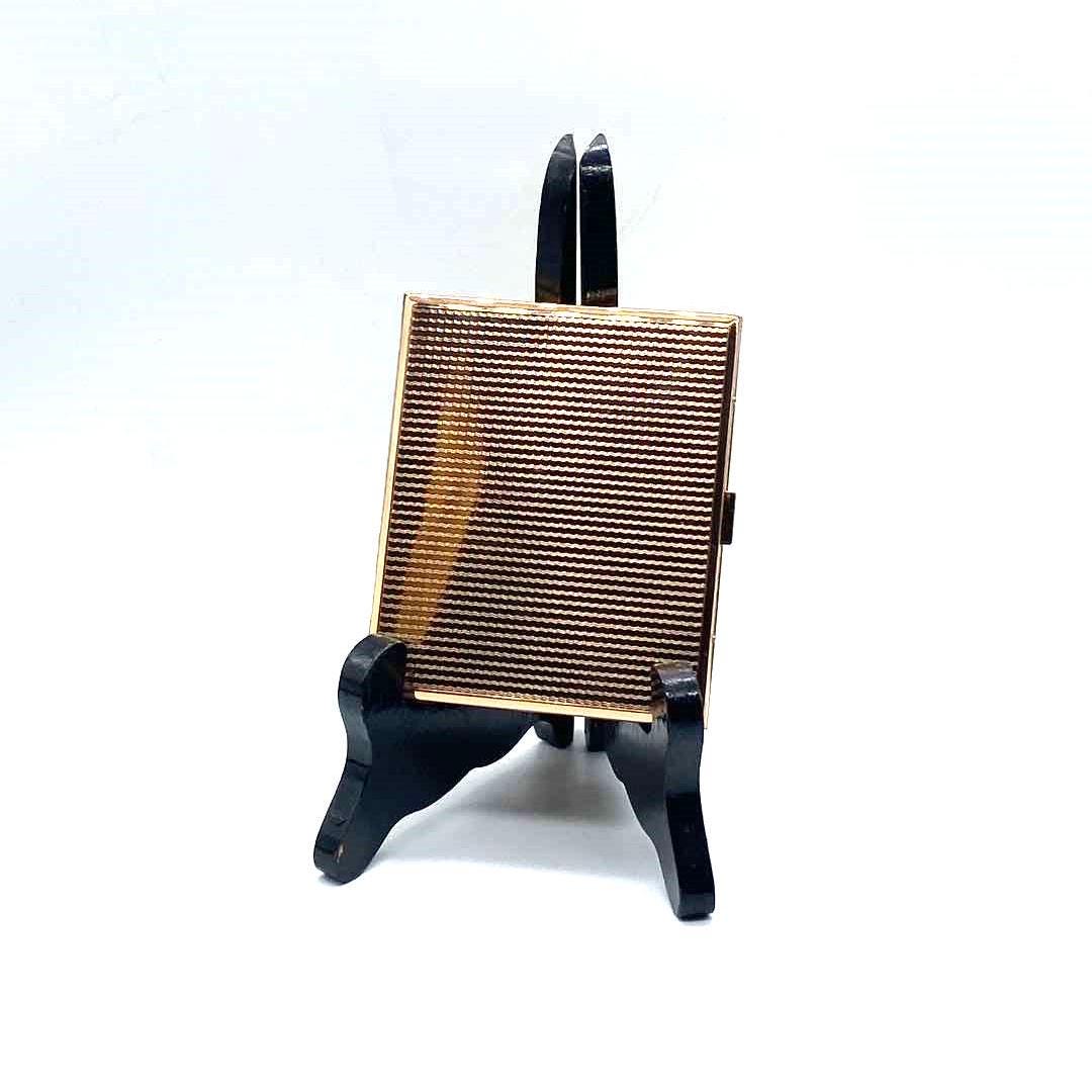 Vintage Gold Metal Card Holder With Guilloché Design - Luxury Business ...