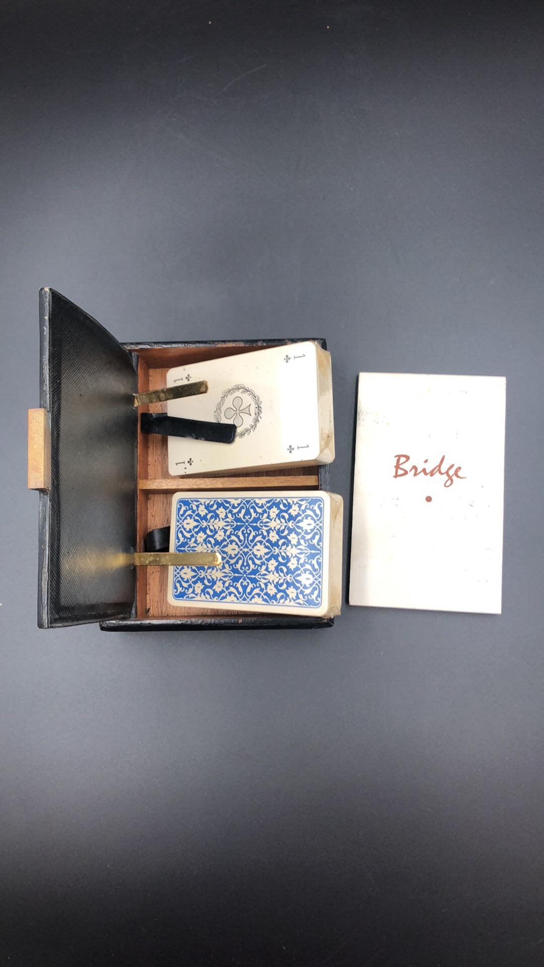 Bridge Vintage 60'S Bridge Card Game Box 1960s Card Game Made in France ...