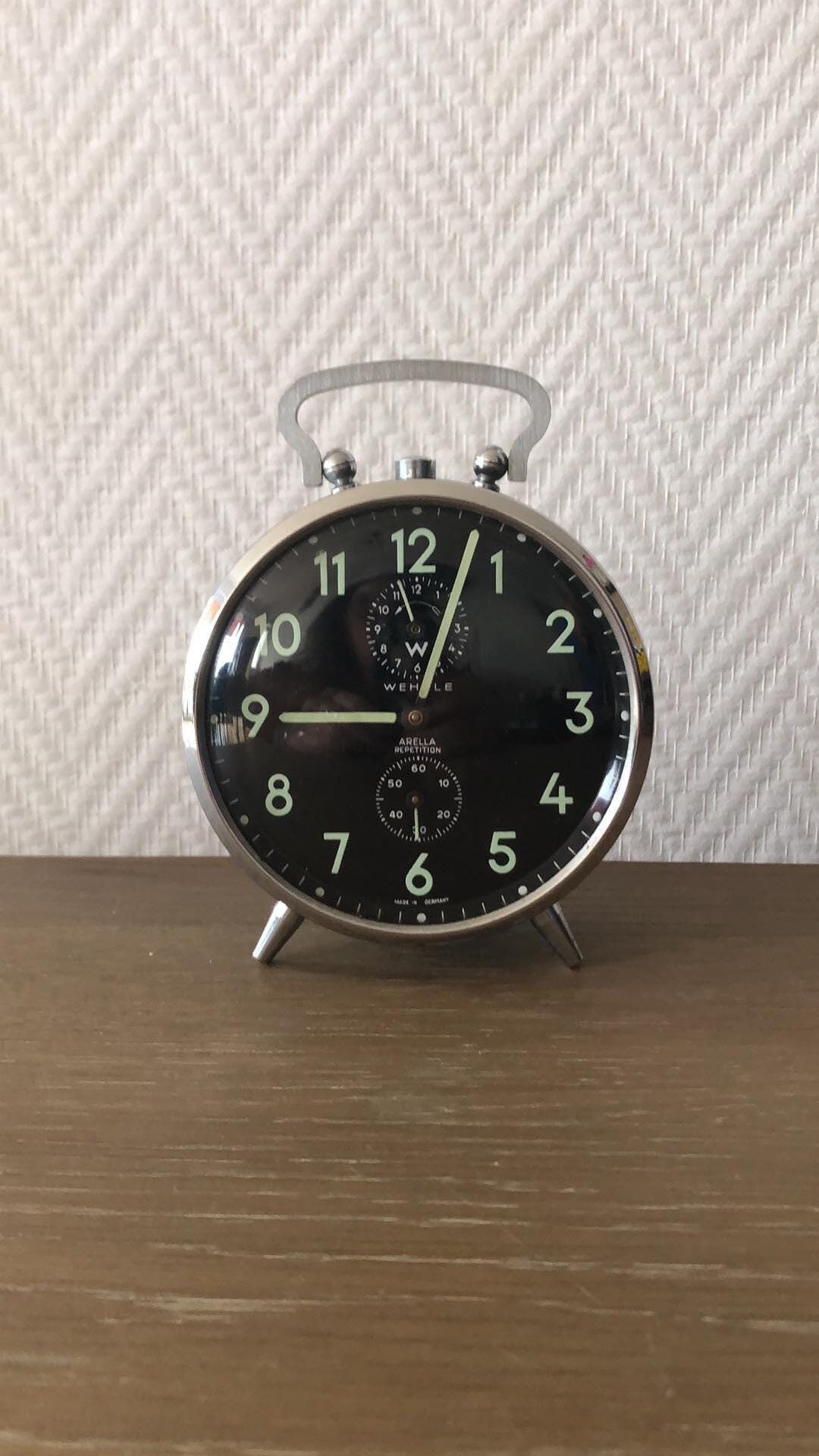 WEHRLE Vintage 1950 Mechanical Alarm Clock Made in Germany - Etsy