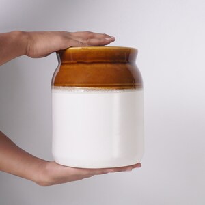 Ceramic Handmade Indian Pickle Jar, Achaar Barni, Container, Canister ...