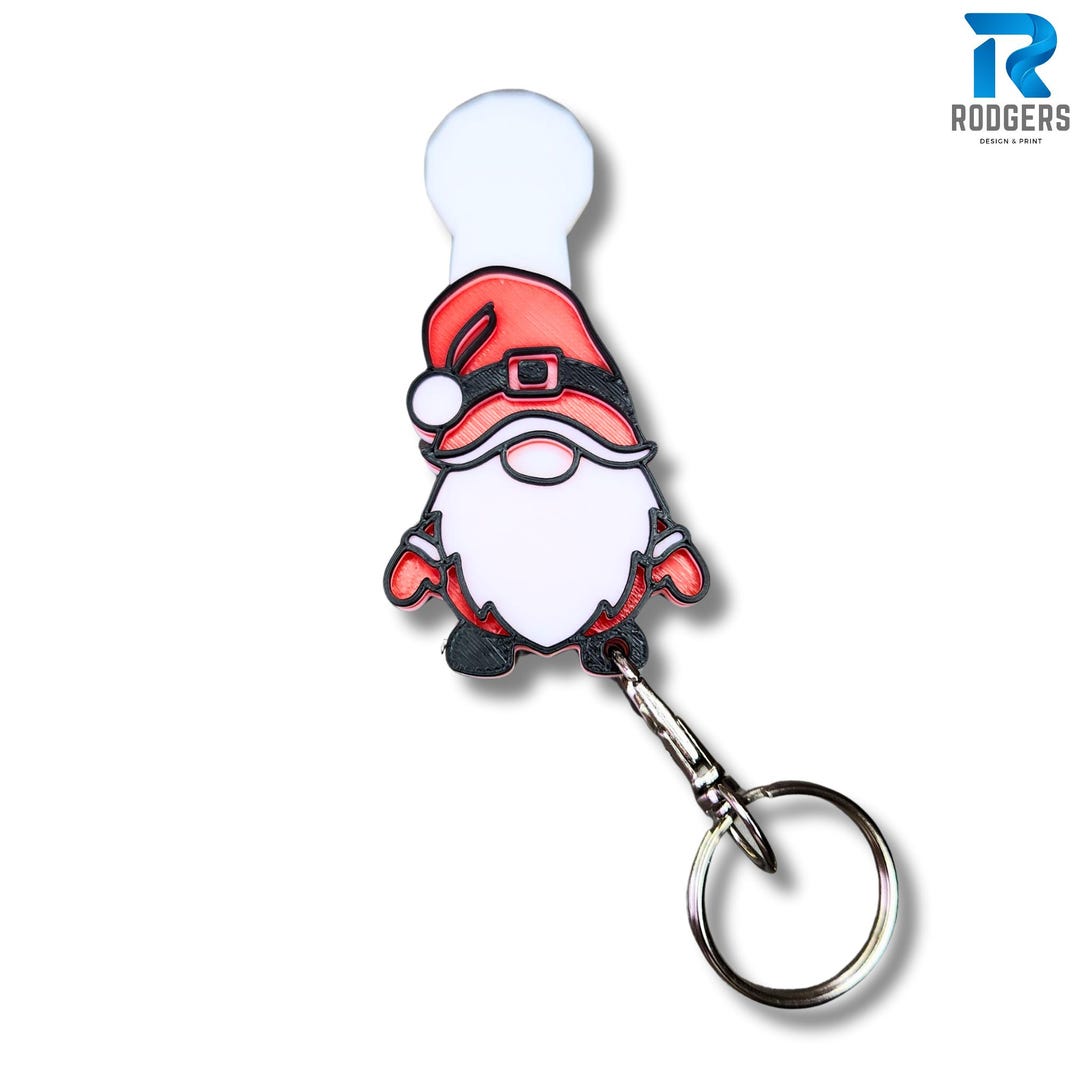 Santa Gonk Trolley Key Keyring, Gnome, Gnomes, Shopping Trolley Coin ...