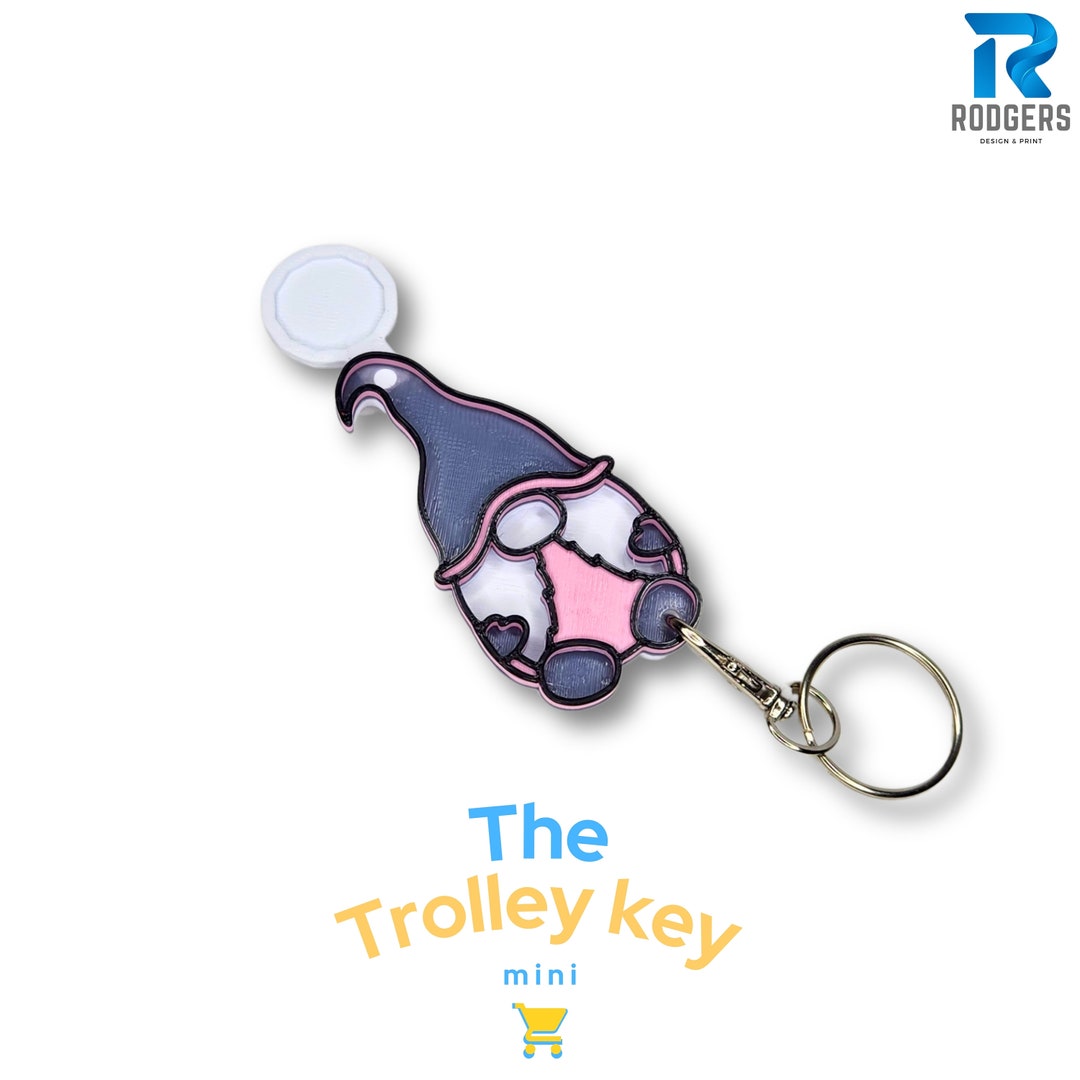 The Trolley Key Mini Gonks / Gnome / Gnomes / Shopping Trolley Coin ...